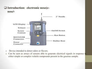 ELECTRONIC NOSE | PPTX