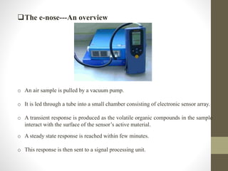 ELECTRONIC NOSE | PPTX