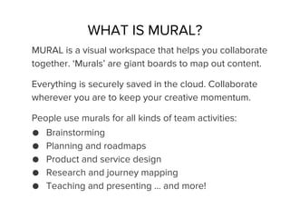 MURAL Quick Guide | PDF