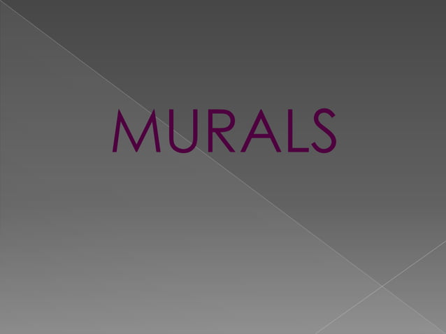 Murals | PPTX