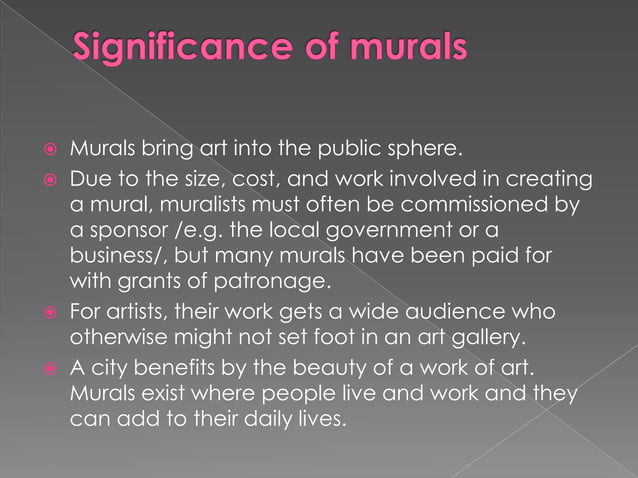 Murals | PPTX