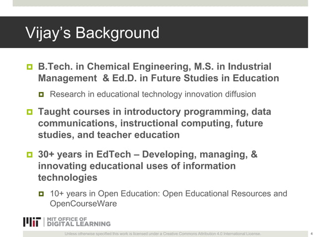 Workshop: Lessons from Online and edX / MITx Courses | PPT