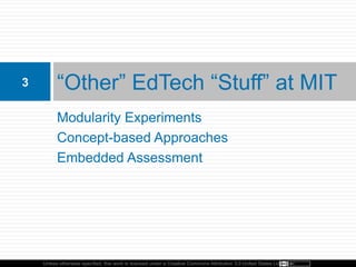 The "Other" EdTech "Stuff" at MIT | PPTX | Desktop Publishing ...