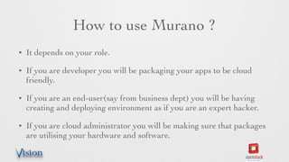 OpenStack Murano Application Catalog | PPT