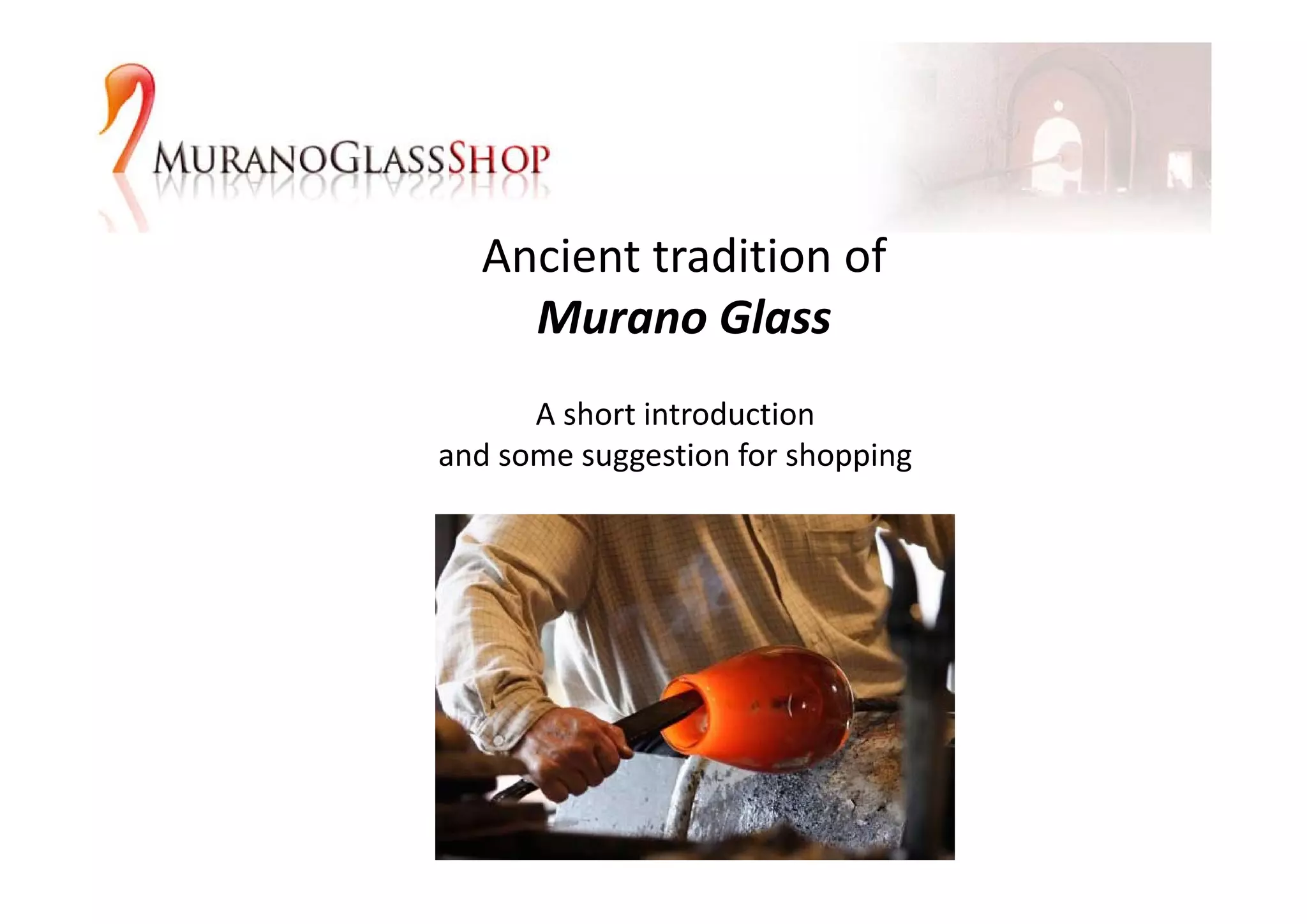 Murano Glass ancient tradition | PDF