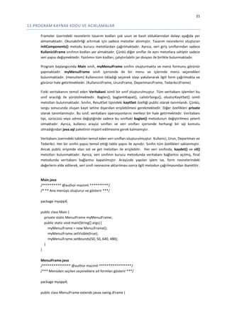 NYP (OOP) Java Proje Raporu | PDF