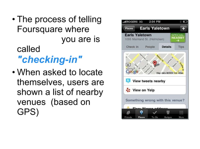 Introduction to Foursquare: 4SQ 101 | PPT