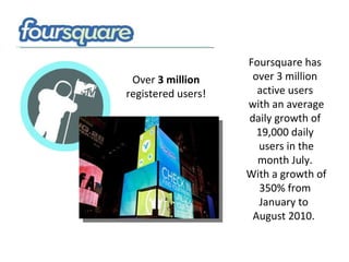 Introduction to Foursquare: 4SQ 101 | PPT