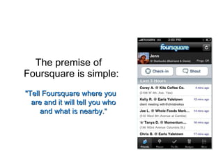 Introduction to Foursquare: 4SQ 101 | PPT