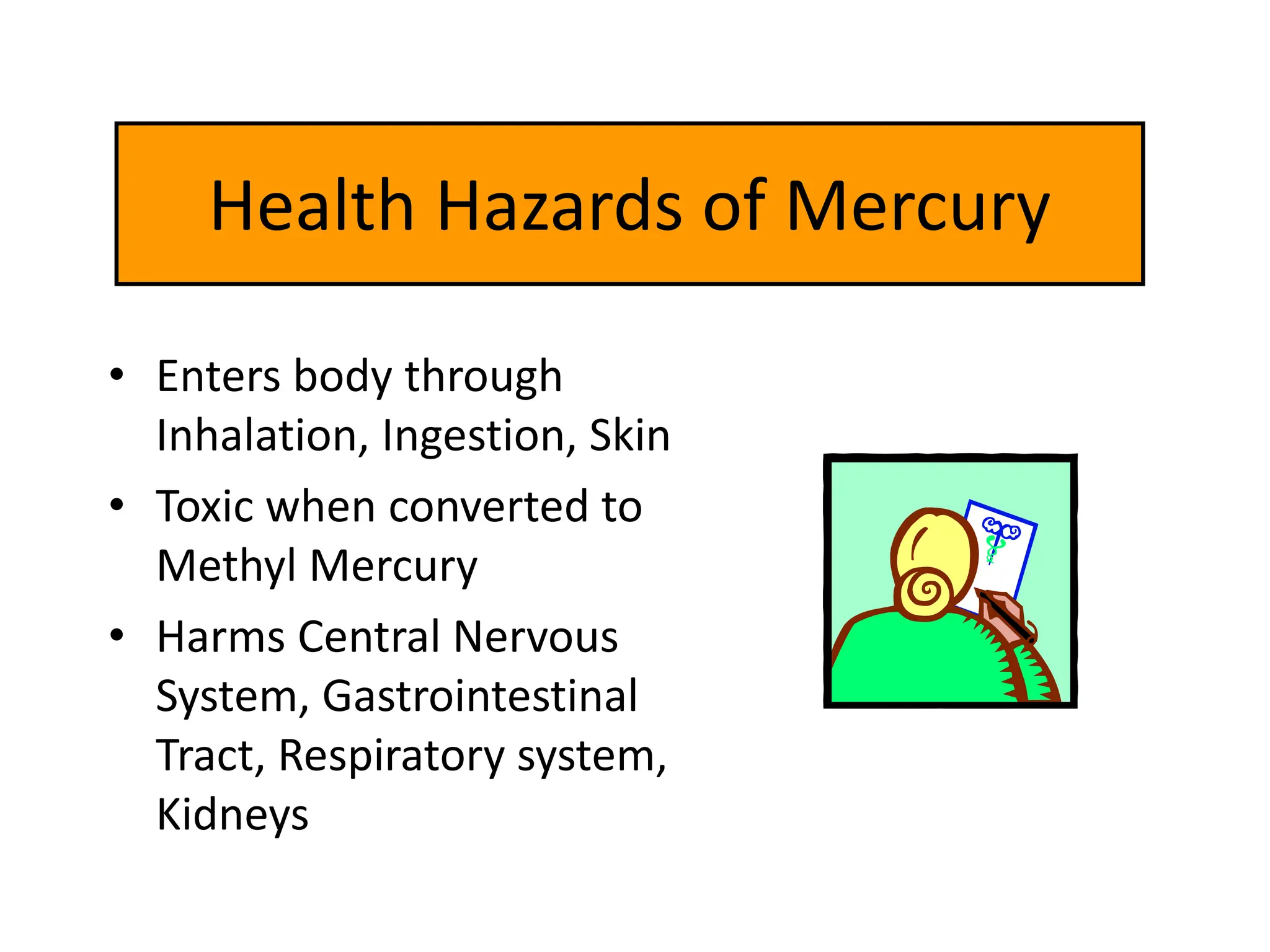 Mercury spillage management in hospital management | PPT