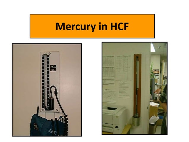 Mercury spillage management in hospital management | PPT