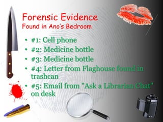 Murder mystery | PPTX