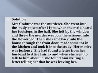 Murder Mystery | PPTX