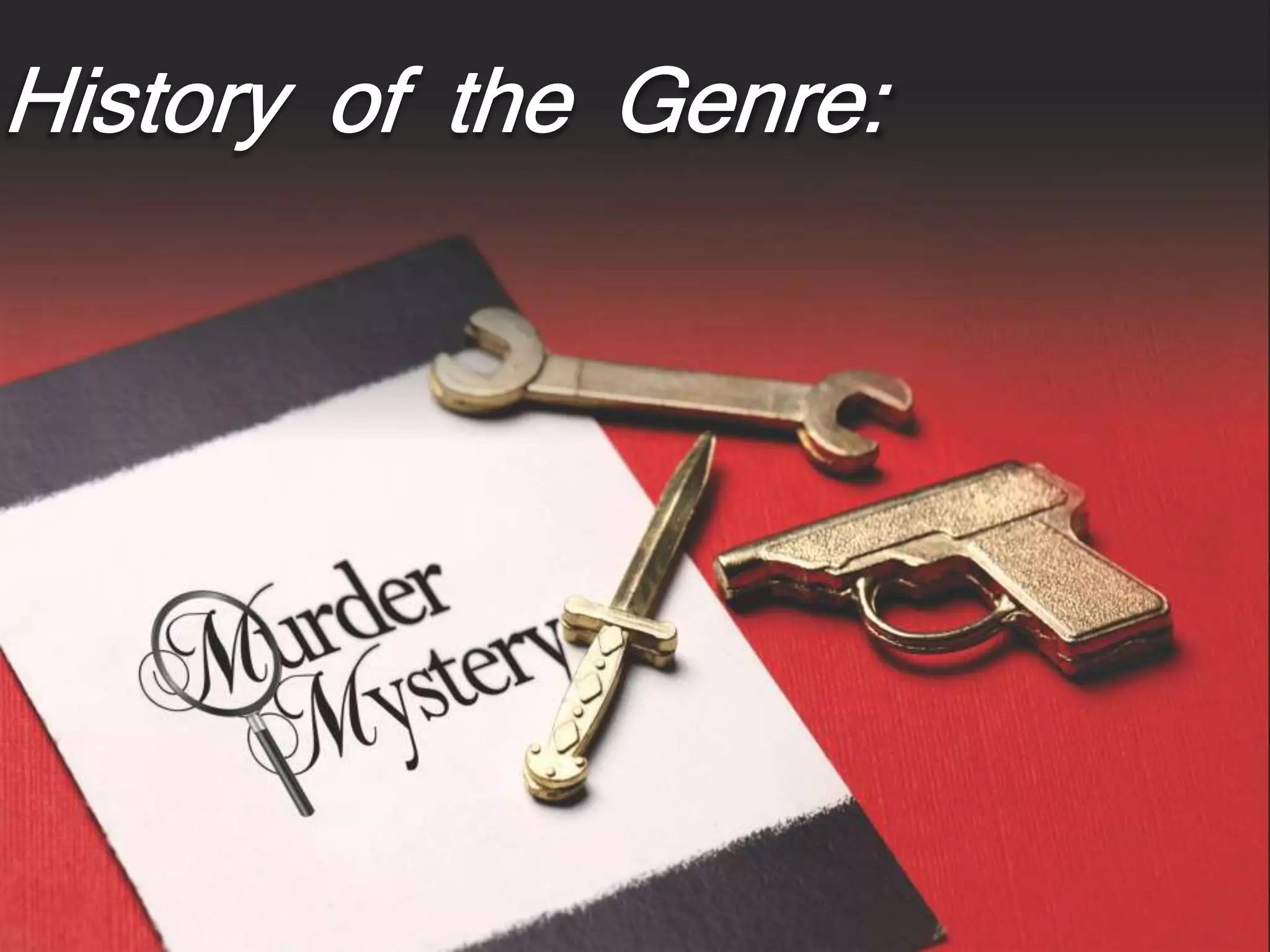 Murder Mystery History | PPTX