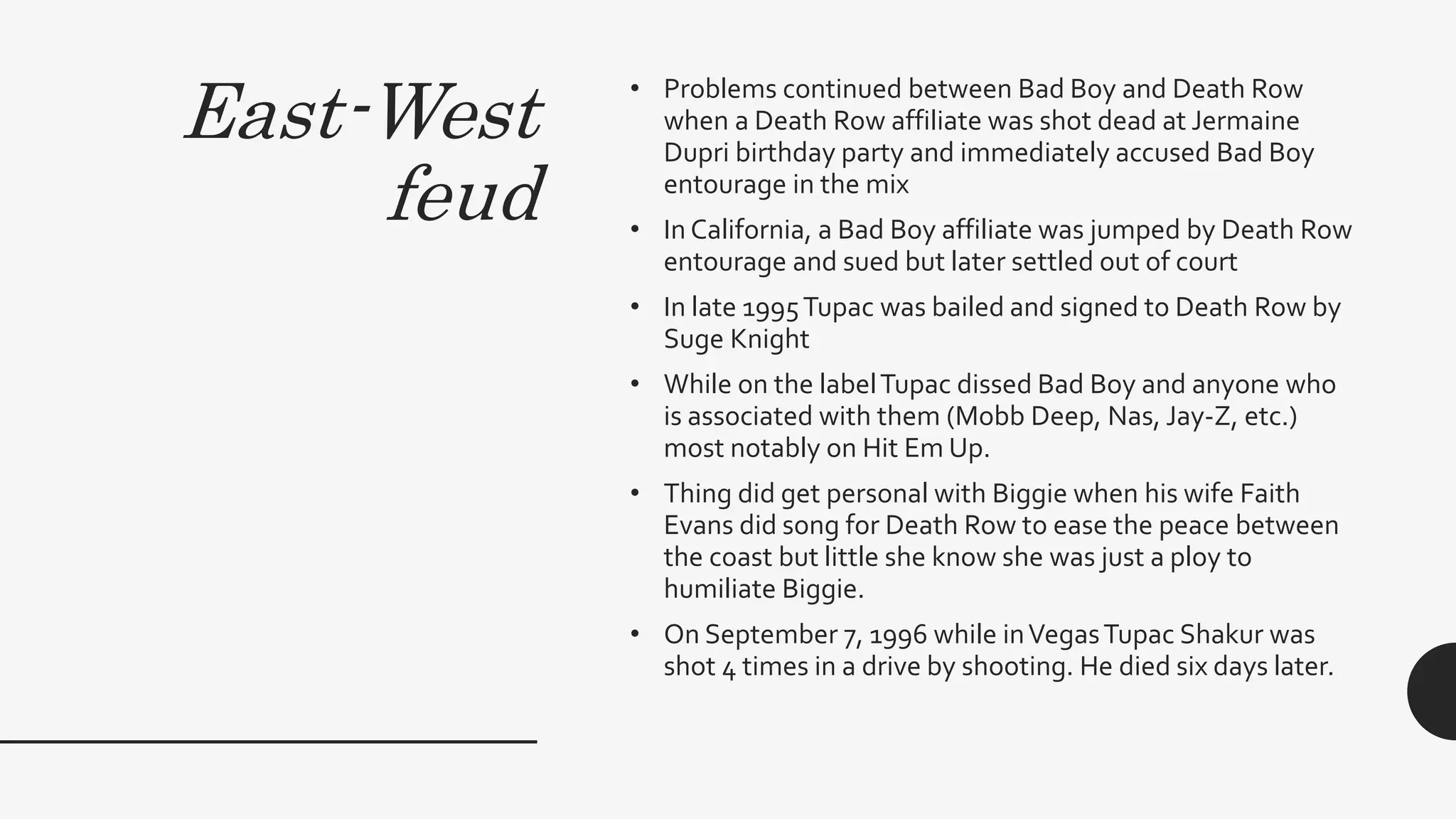 Murder of the Notorious BIG | PPTX