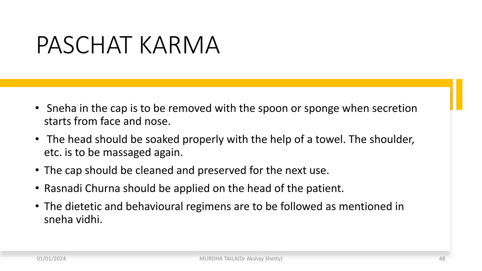 Murdha taila/Murdhini taila.pptx by Dr Akshay | PPTX