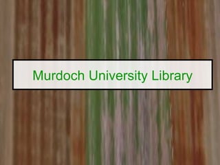 Murdoch University and Second Life | PPT