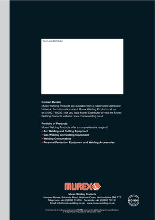 Murex arc-and-gas-cutting-and-welding-equipment-machines-removed | PDF