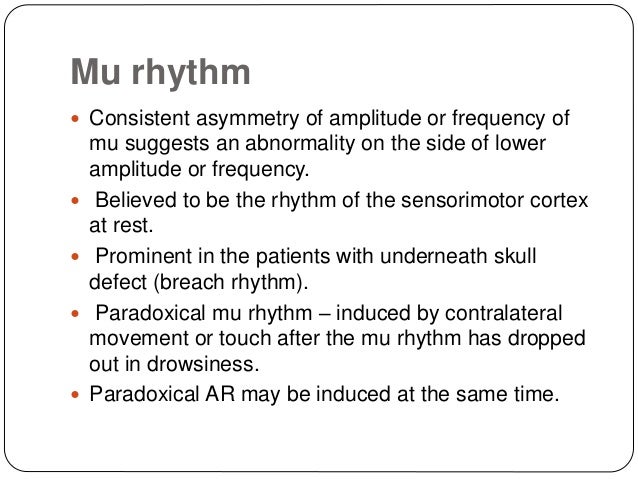 Mu rhythm