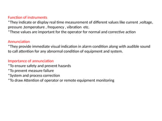 Muri,Diagnosing troubles in the plant from instruments and annuciation.pptx