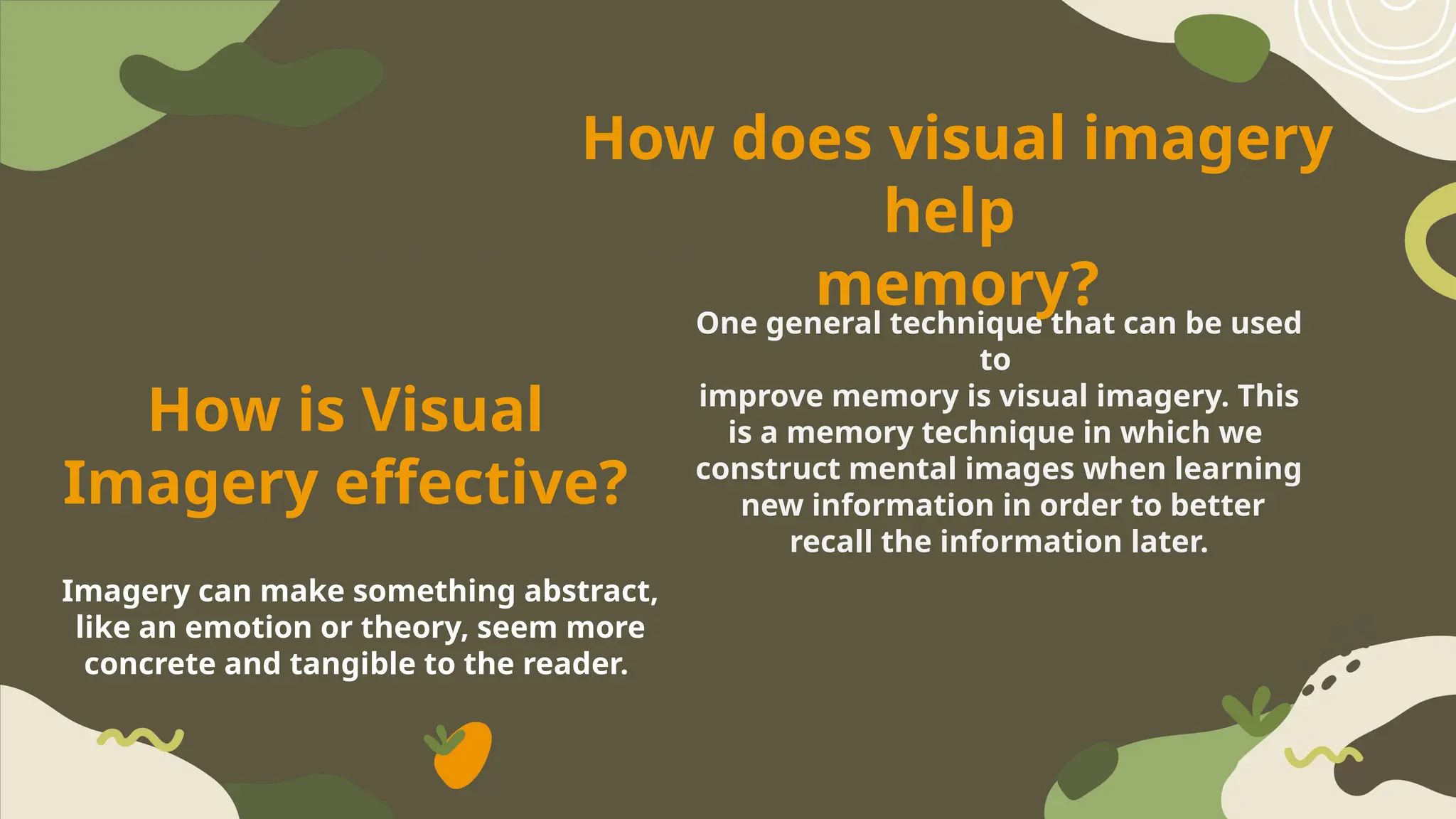 Reading and Visual Imagery xcaqbwkjbfiwe | PPT