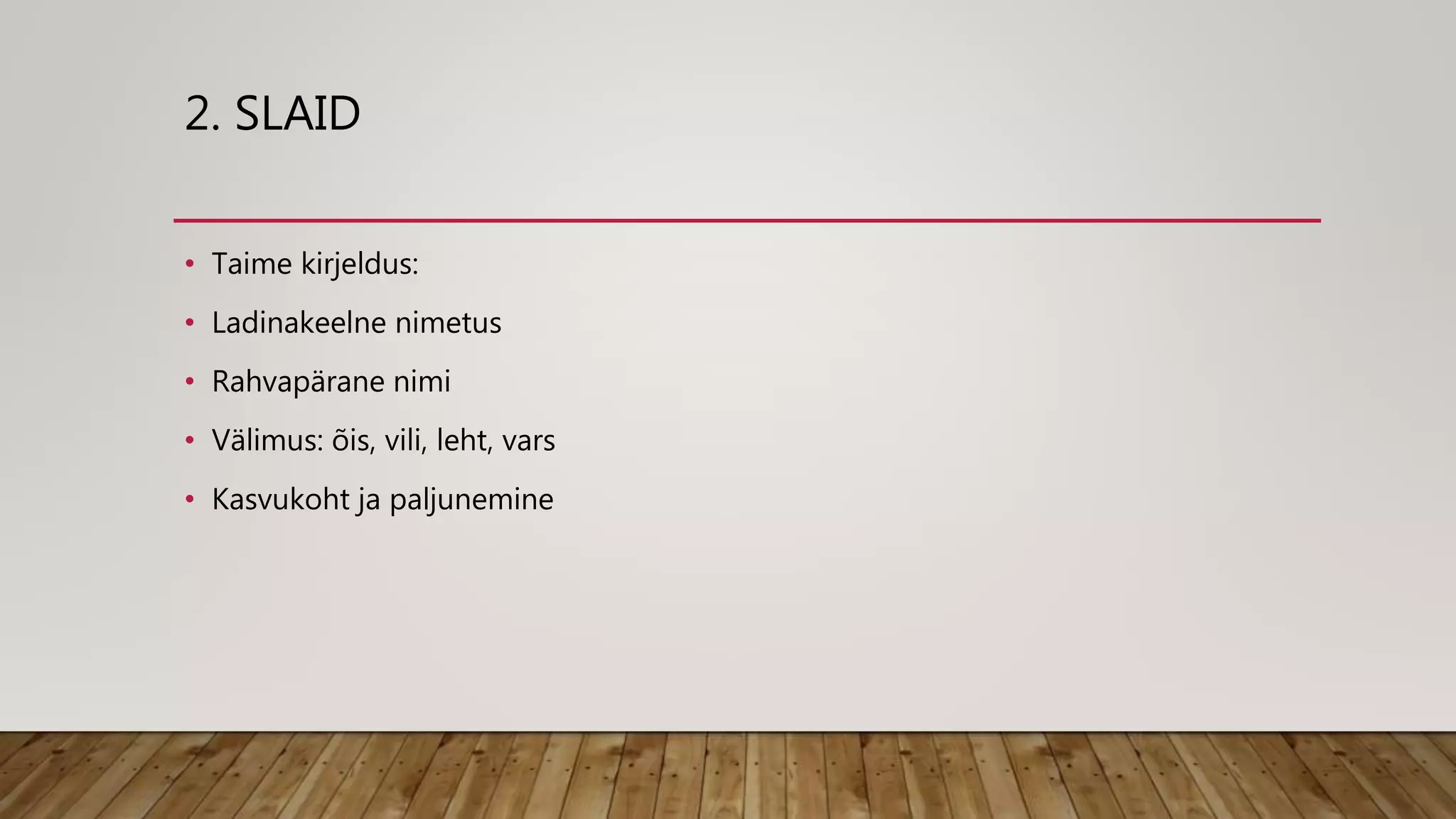 Murktaimed ja ravimteimed | PPTX