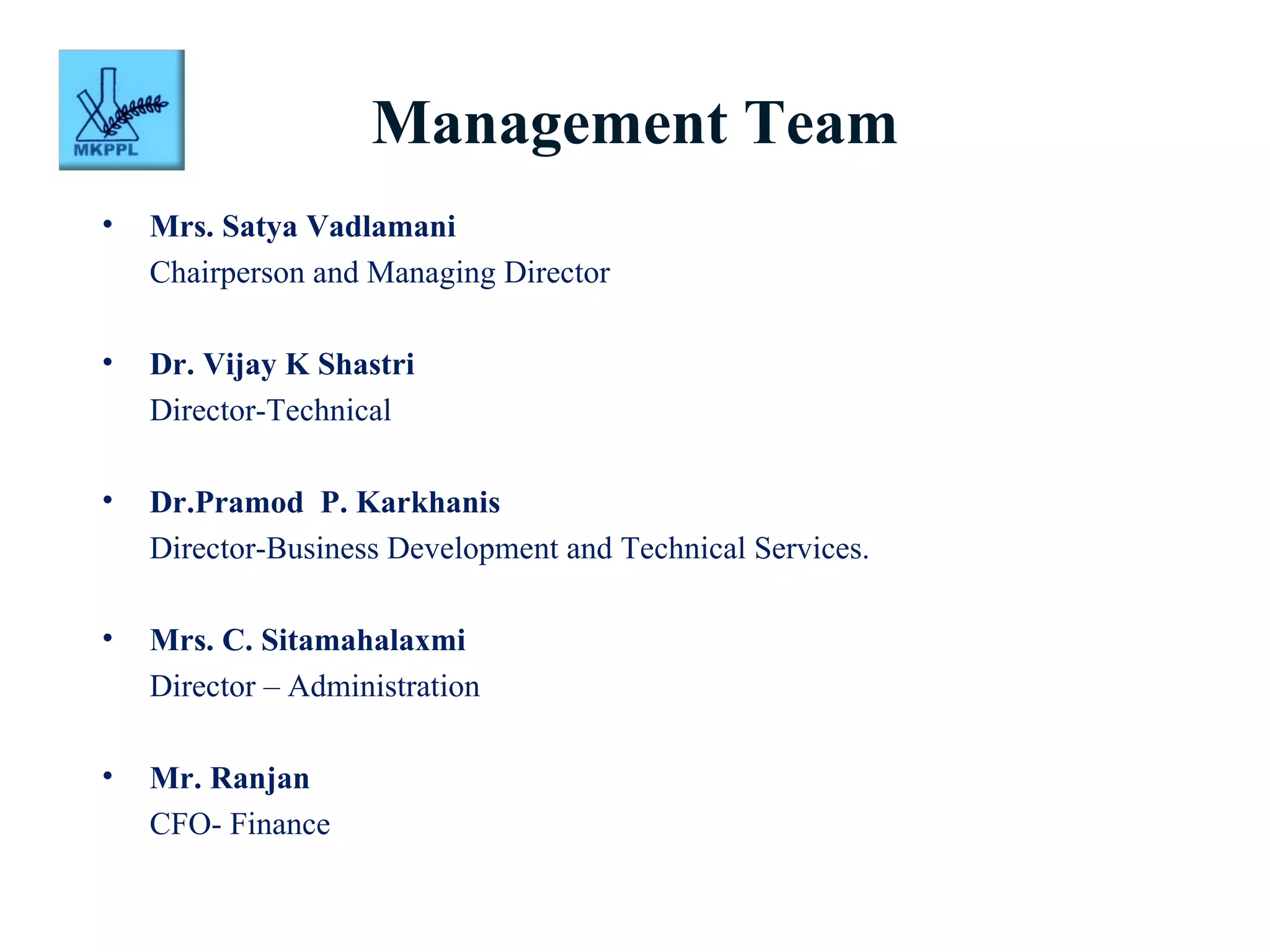Murli Krishna Pharma Pvt. Ltd. | PPT