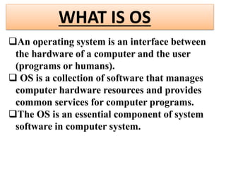 operating system | PPTX