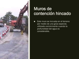Muros de contención en mecanica de suelos | PPTX
