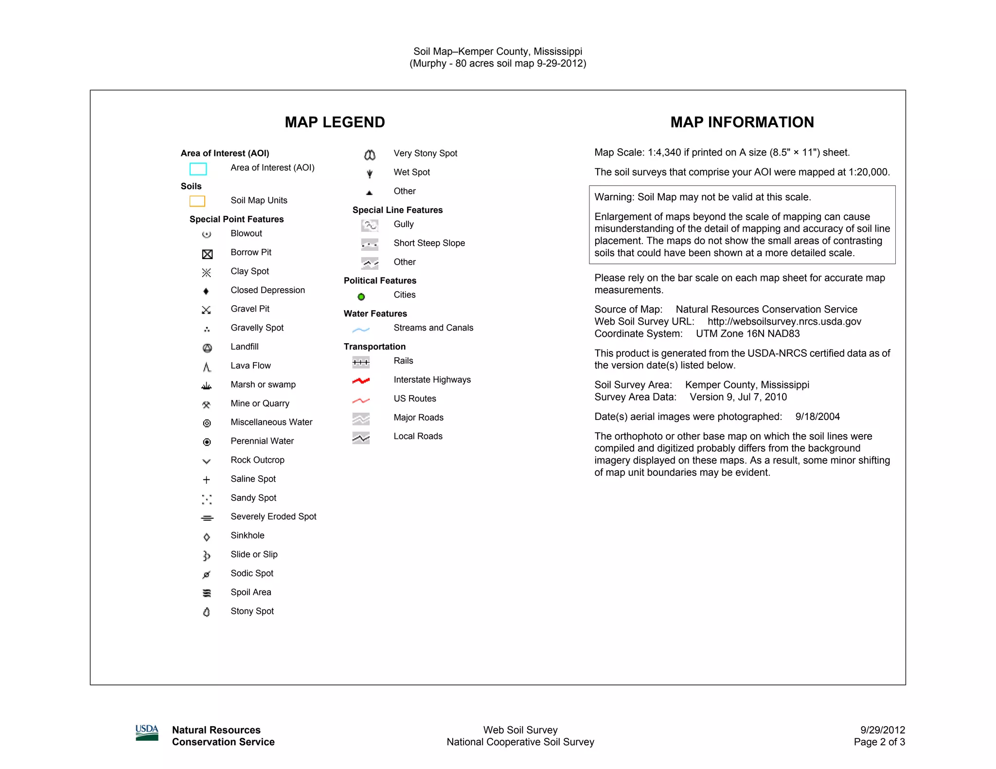 Soils Map & Descriptions from USDA USGS | PDF