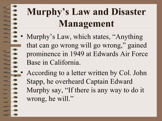 Murphy law ppt jack | PPT