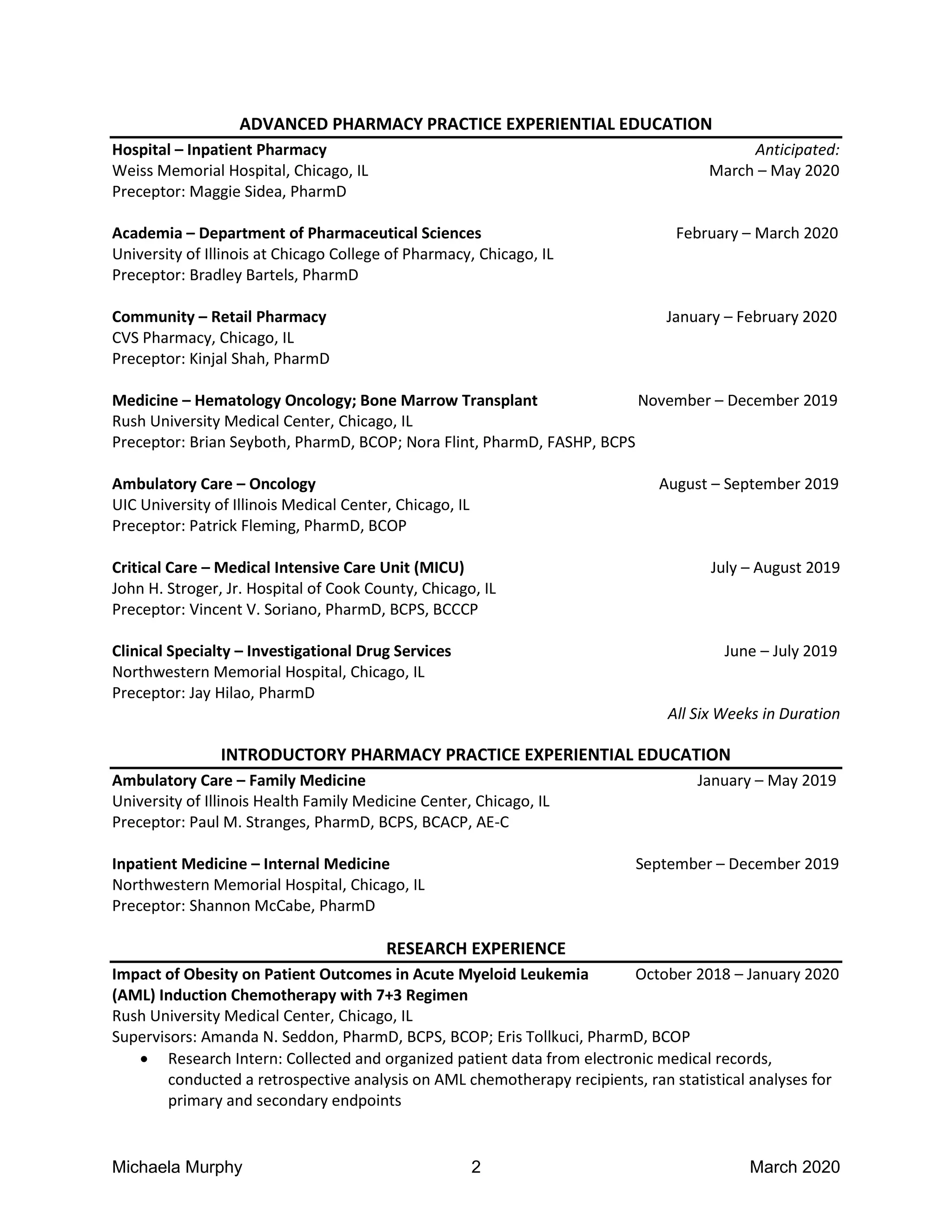 Murphy_Michaela_CV_3.2020_li | PDF