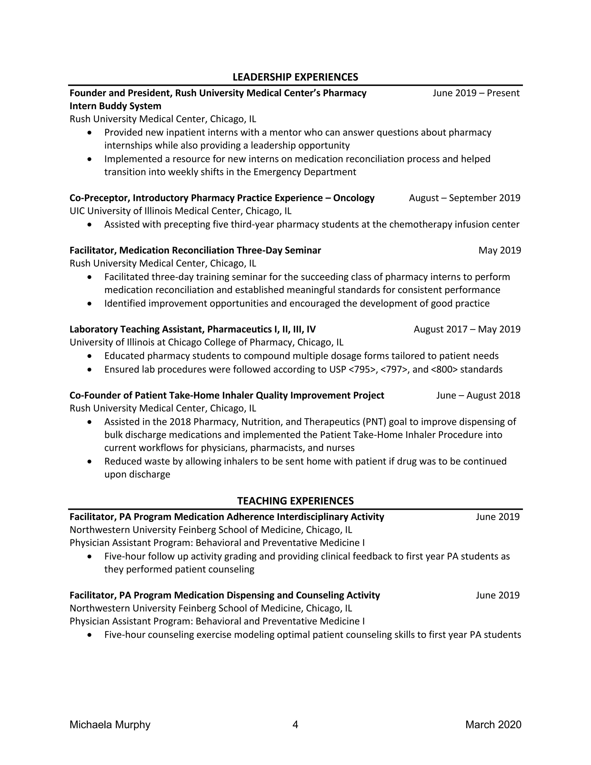 Murphy_Michaela_CV_3.2020_li | PDF