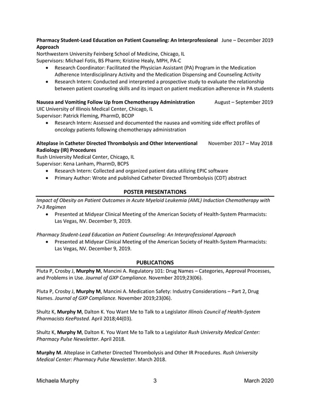 Murphy_Michaela_CV_3.2020_li | PDF