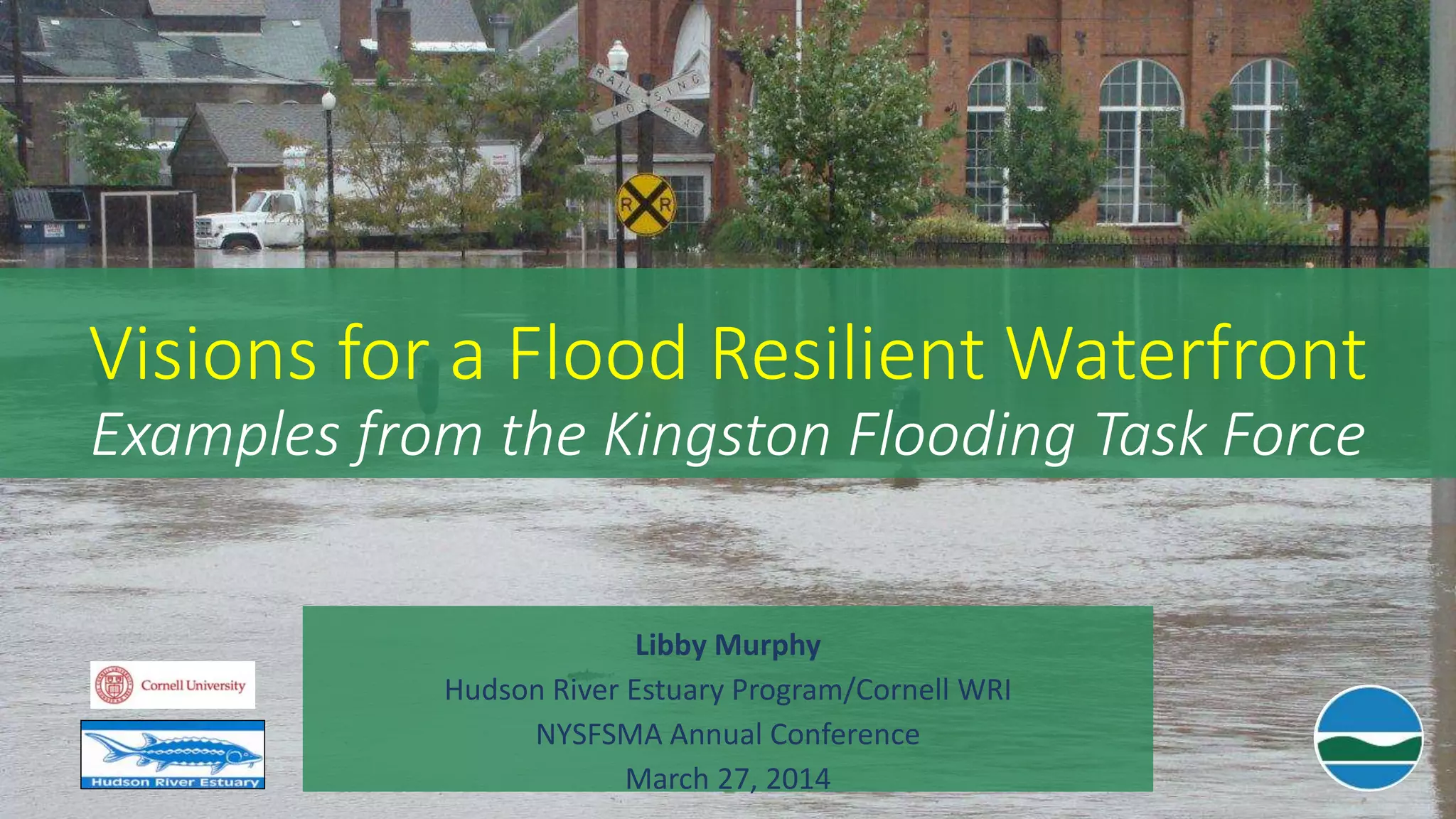 Visions for a flood resilient waterfront: examples from the Kingston ...