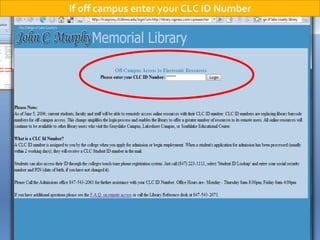 Intro to CQ Researcher powerpoint | PPT