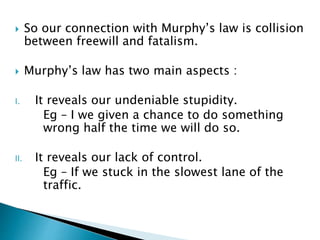 Murphy’s law | PPTX
