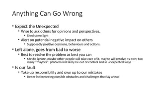 murphy's law and its explanation on the law | PPT