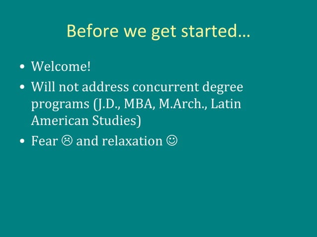 Master of Urban Planning Program Overview | PPT