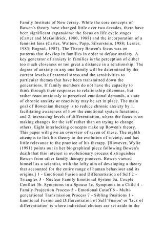 Murray Bowen is one of the most respected family theorists in th.docx