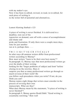 Murray The Makers Eye Revising Your Own Manuscripts r 119.docx