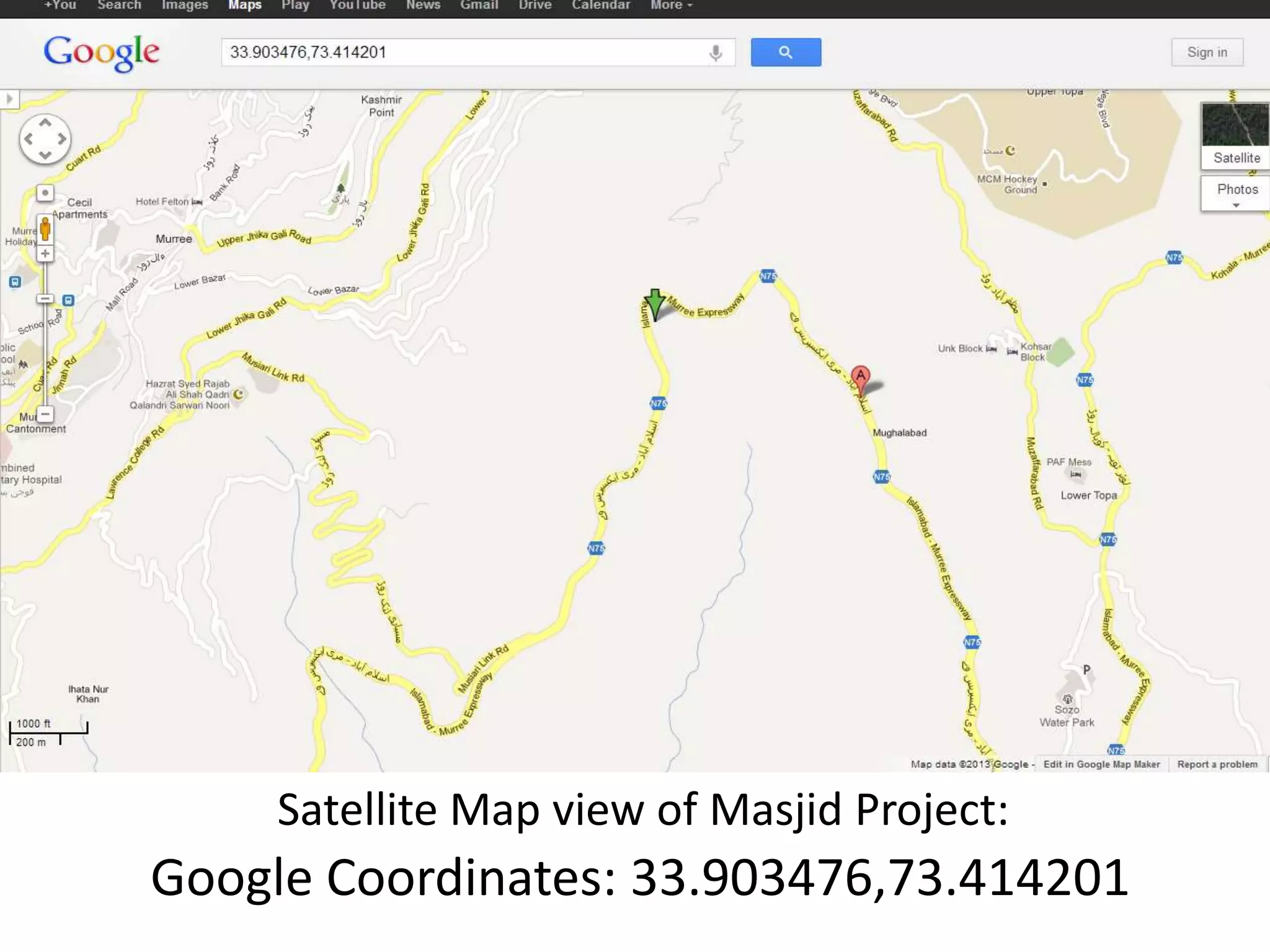 Murree Masjid Project - Phase III | PPTX