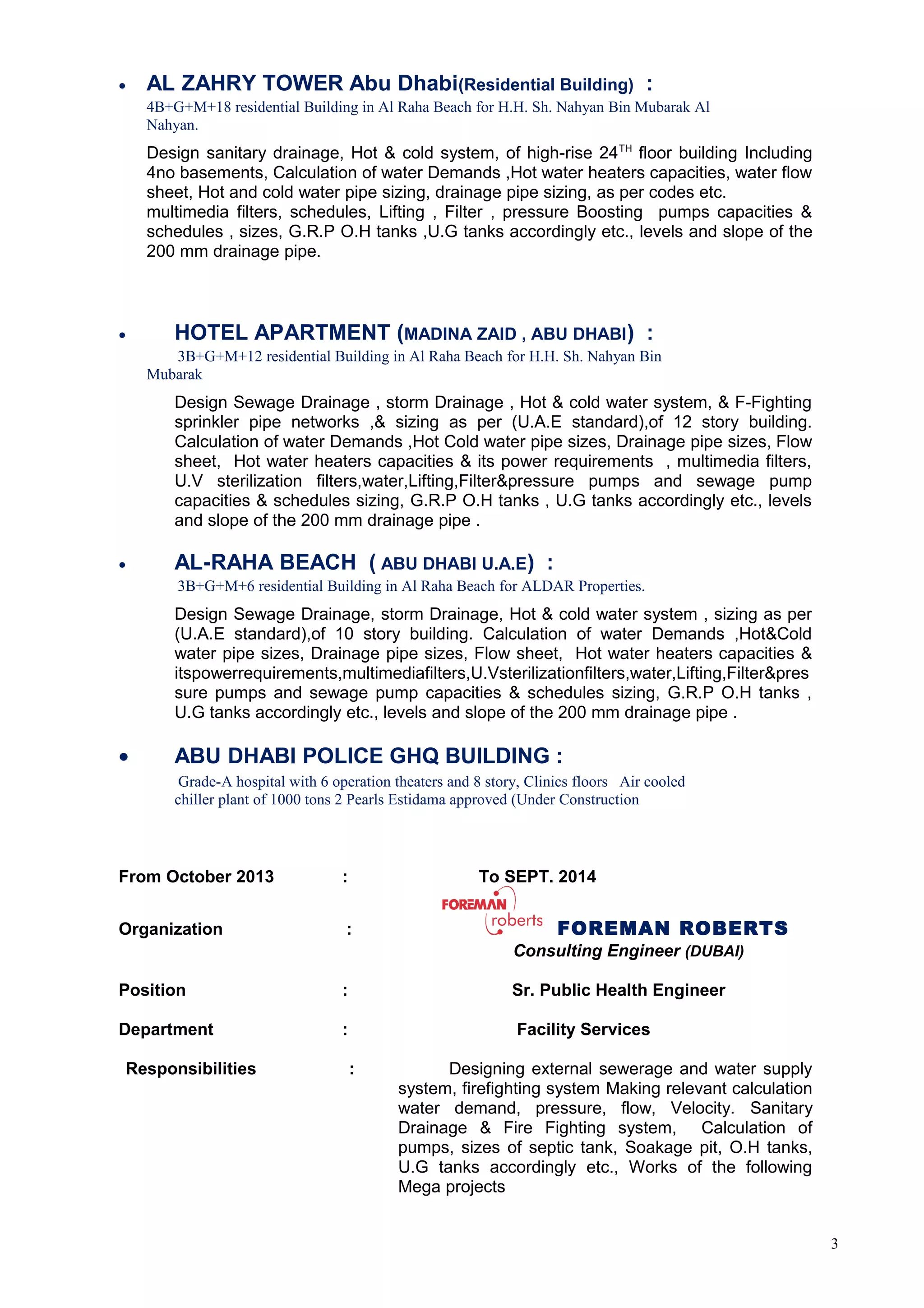 CV FOR THE POST OF MECHANICAL ENGINEER | DOC | Civil Engineering Industry | Industries