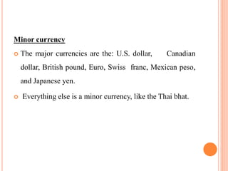 Cross hedging minor currency exposure | PPTX