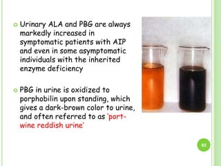 Porphyria Urine Color