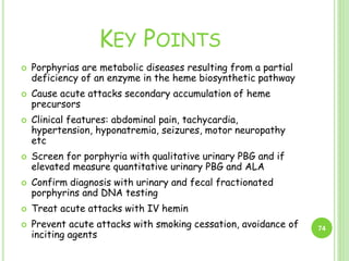 ACUTE INTERMITTENT PORPHYRIA | PPT
