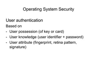 operating system Security presentation vol 2 | PPT