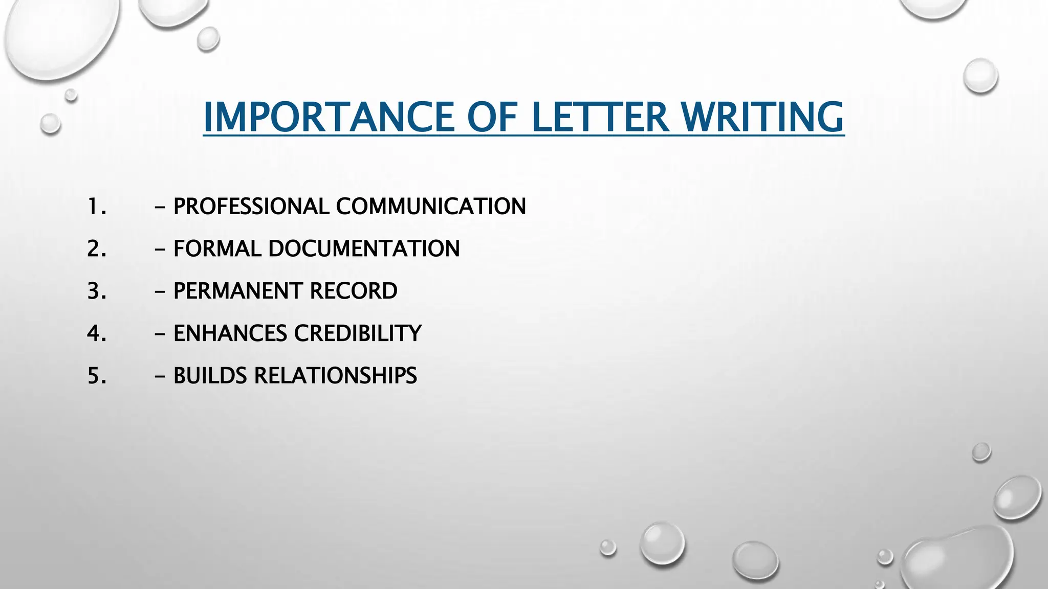Expository writing: advanced letter writing | PPT