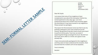 Expository writing: advanced letter writing | PPT