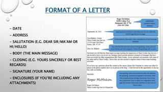 Expository writing: advanced letter writing | PPT